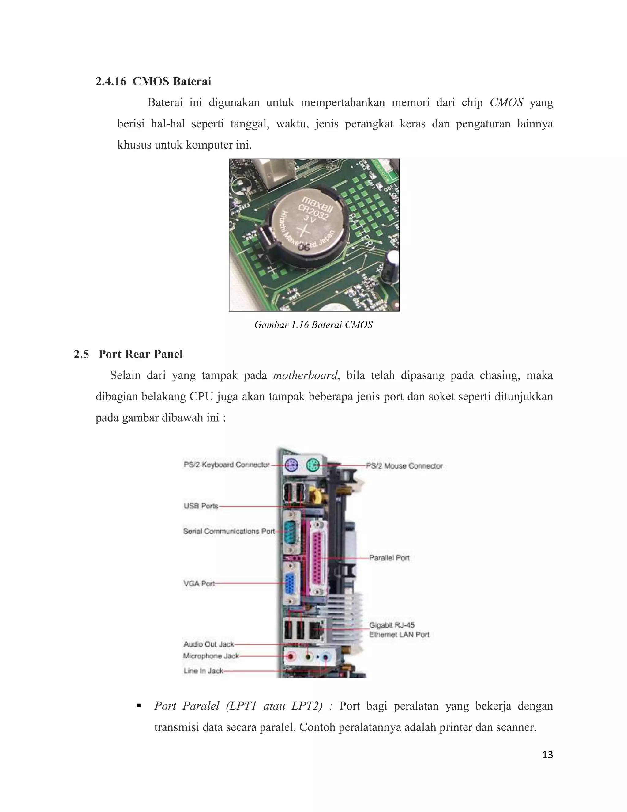 Makalah Komponen dalam Motherboard | DOCX