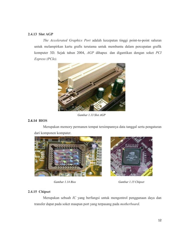 Makalah Komponen dalam Motherboard | DOCX