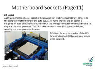 Motherboards | PPT