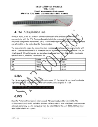 motherboard and storage devices | DOCX