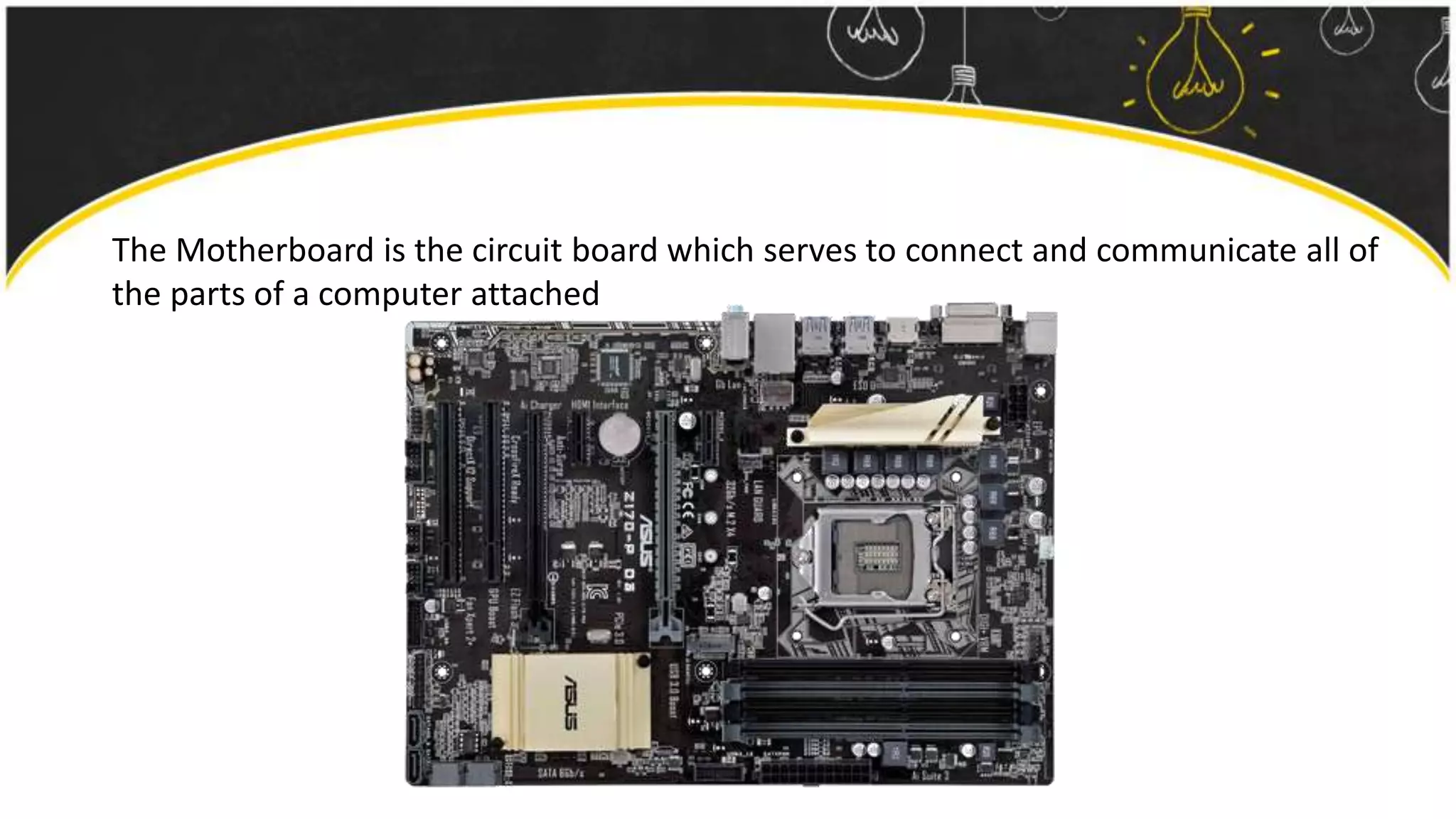 Introduction to Computer Engineering. Motherboard. | PPTX