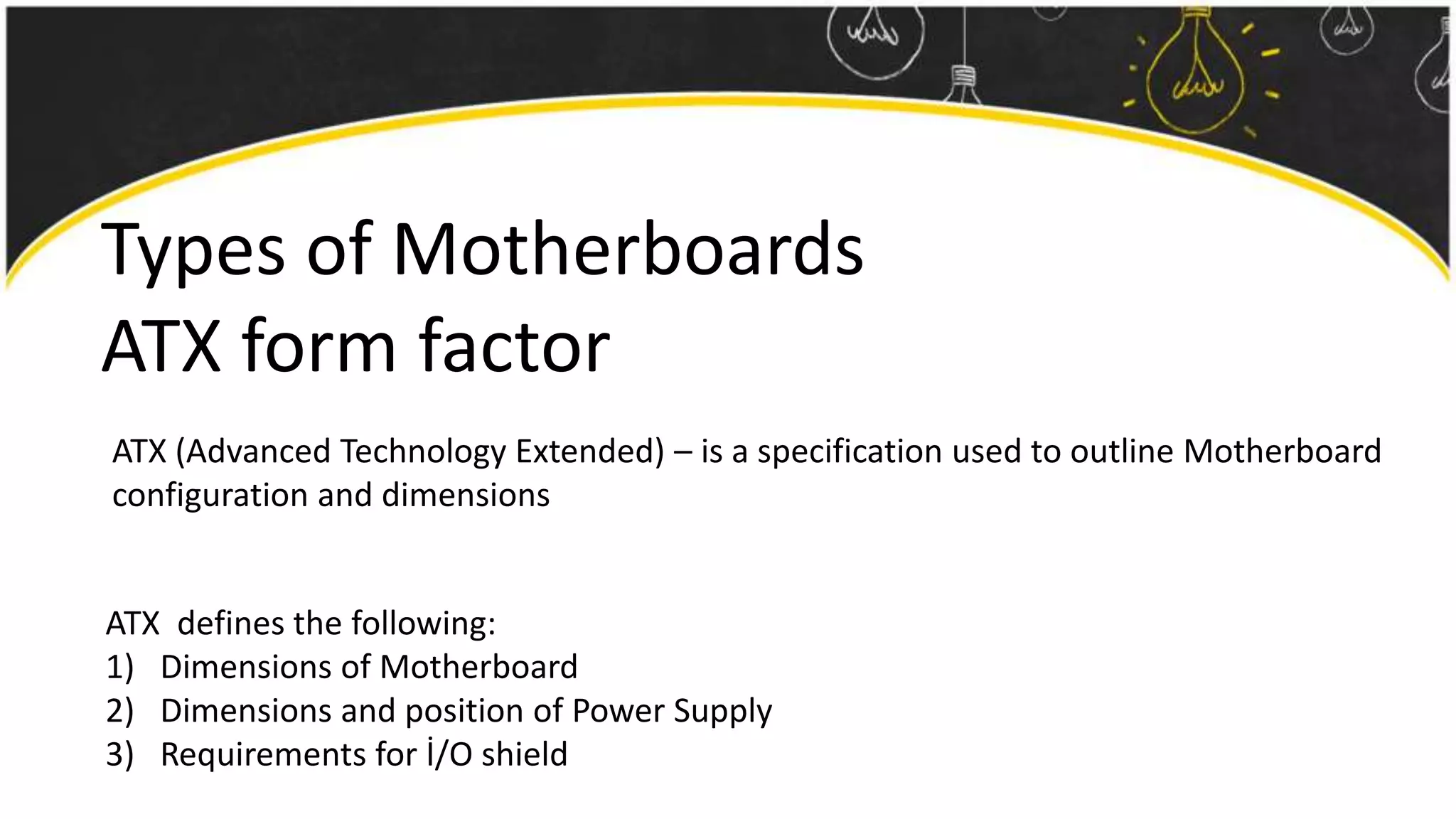 Introduction to Computer Engineering. Motherboard. | PPT