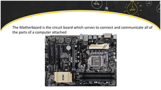 Introduction to Computer Engineering. Motherboard. | PPT