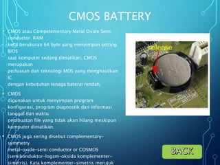 Bagian-Bagian Motherboard | PPTX