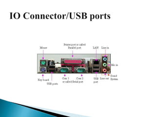 Motherboard | PPTX | Operating Systems | Computer Software and Applications