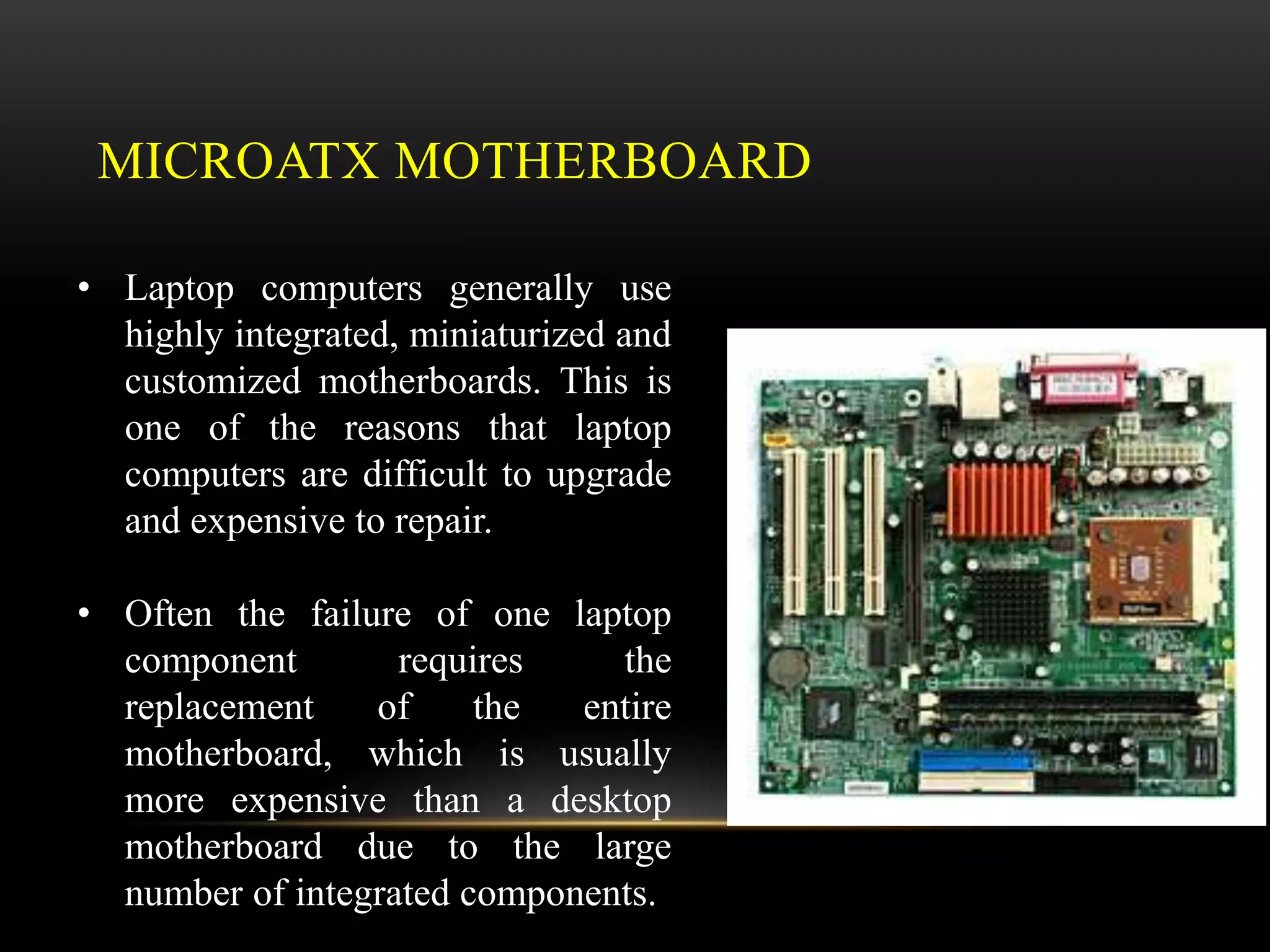 Mother board (Part's of Motherboard) | PPTX | Operating Systems ...