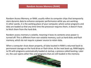 motherboard electronic components and their functions | PPTX