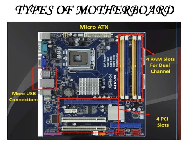 Motherboard | PPTX | Computer Peripherals | Computing