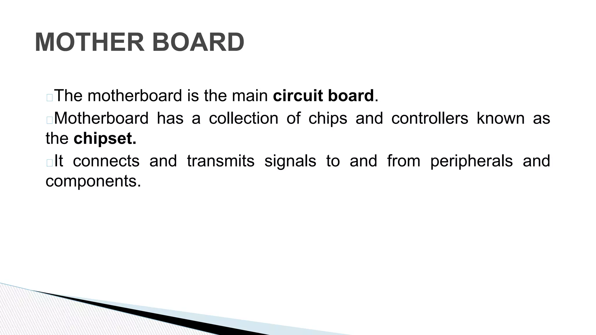 Mother board | PPTX