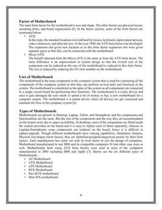 Motherboard | PDF