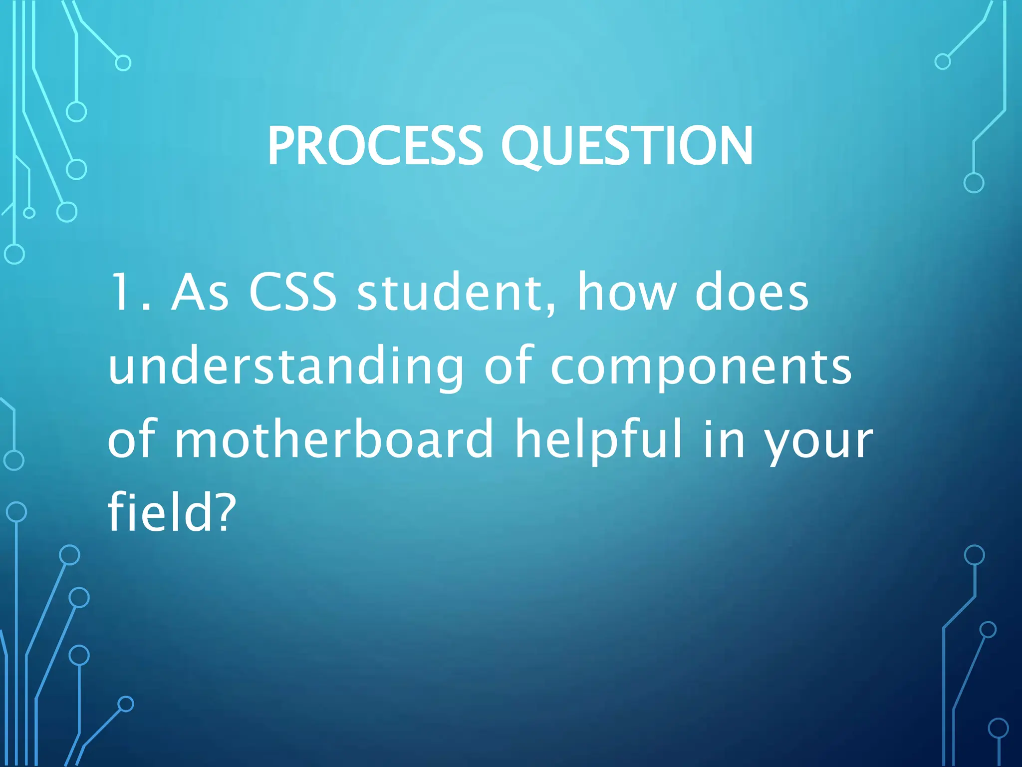 The Motherboard Parts and their Function | PPTX