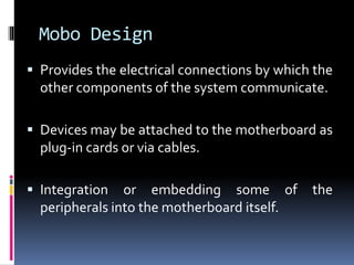 computer maintenance and repairMotherboard.ppt