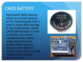 Motherboard and its components | PPTX