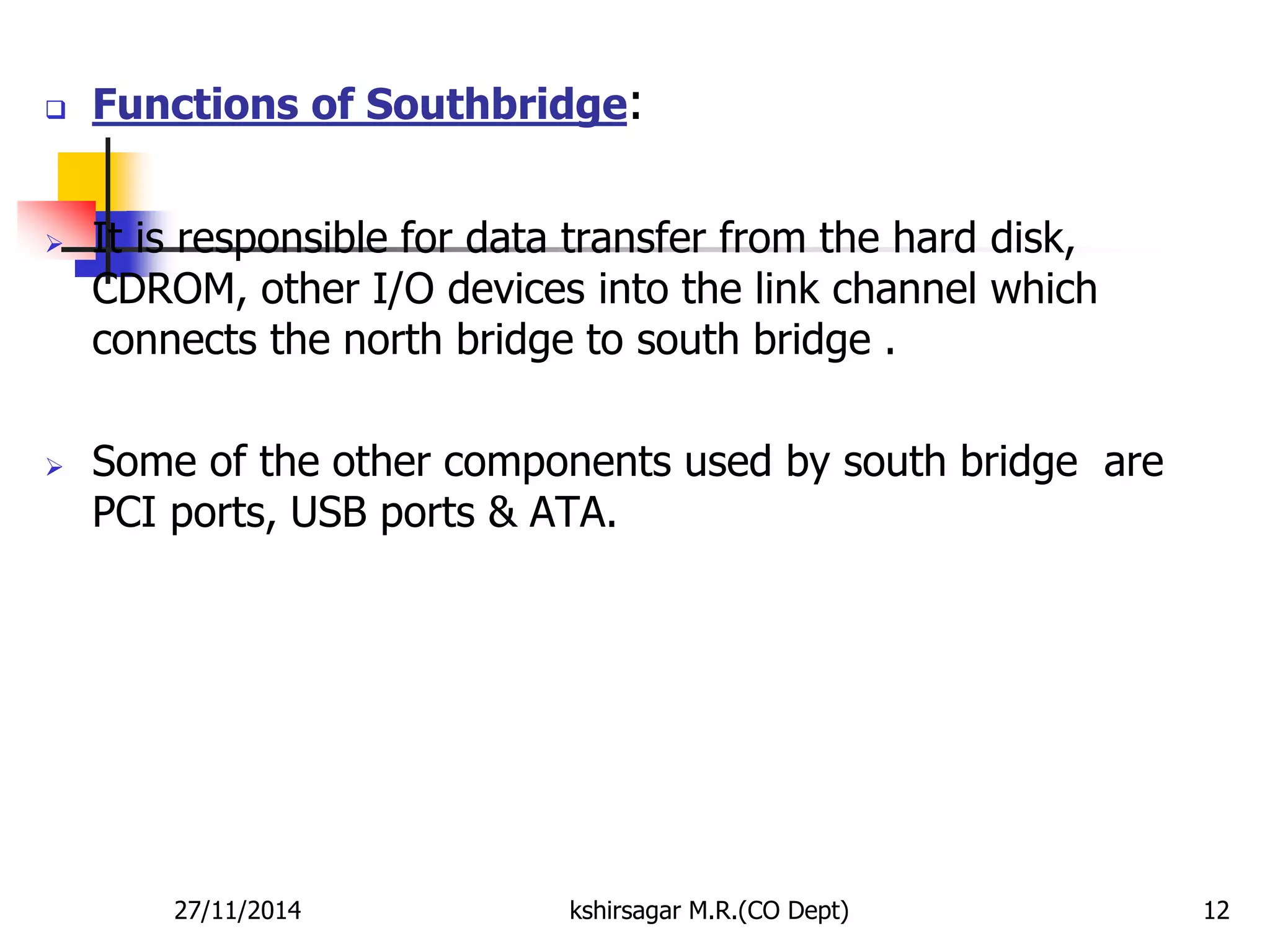 Motherboard and its components | PPSX