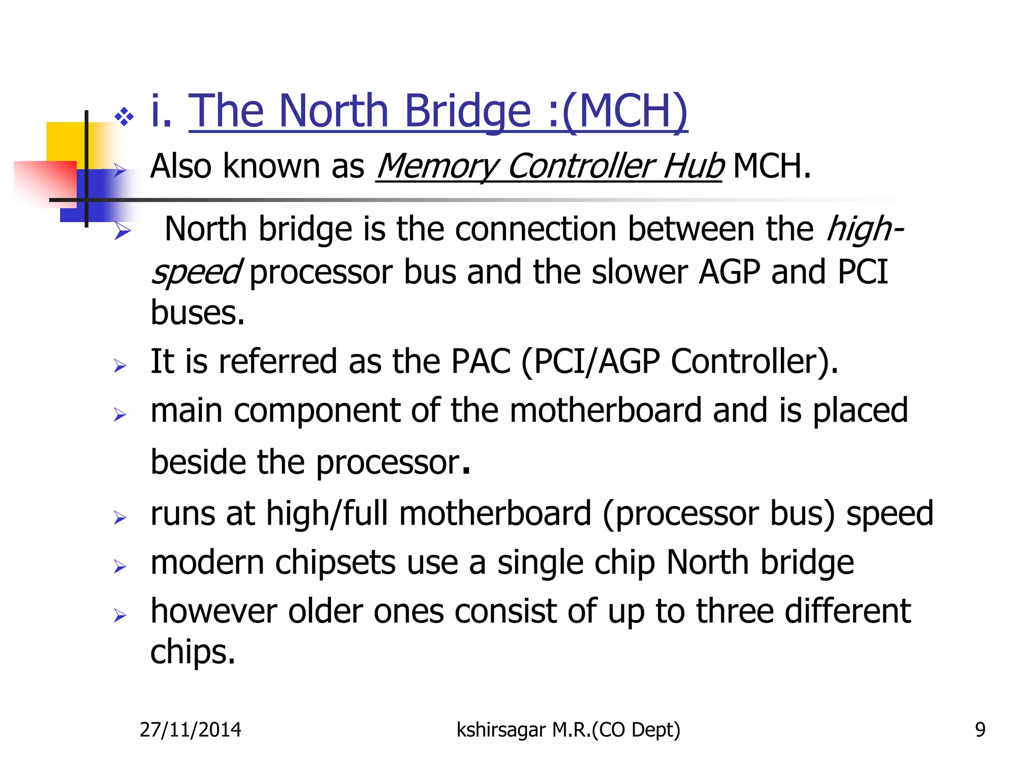 Motherboard and its components | PPSX