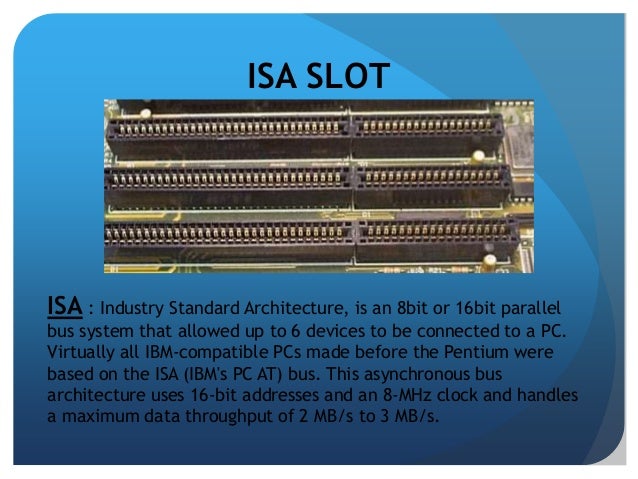 Motherboard arch. & component