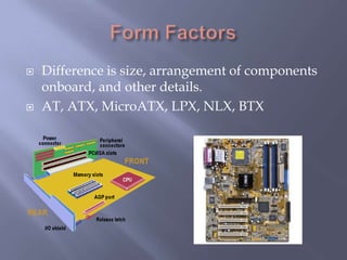 Motherboard components | PPTX