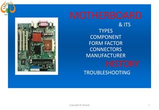 All About Motherboard | PPTX
