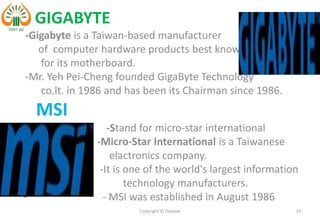 All About Motherboard | PPTX