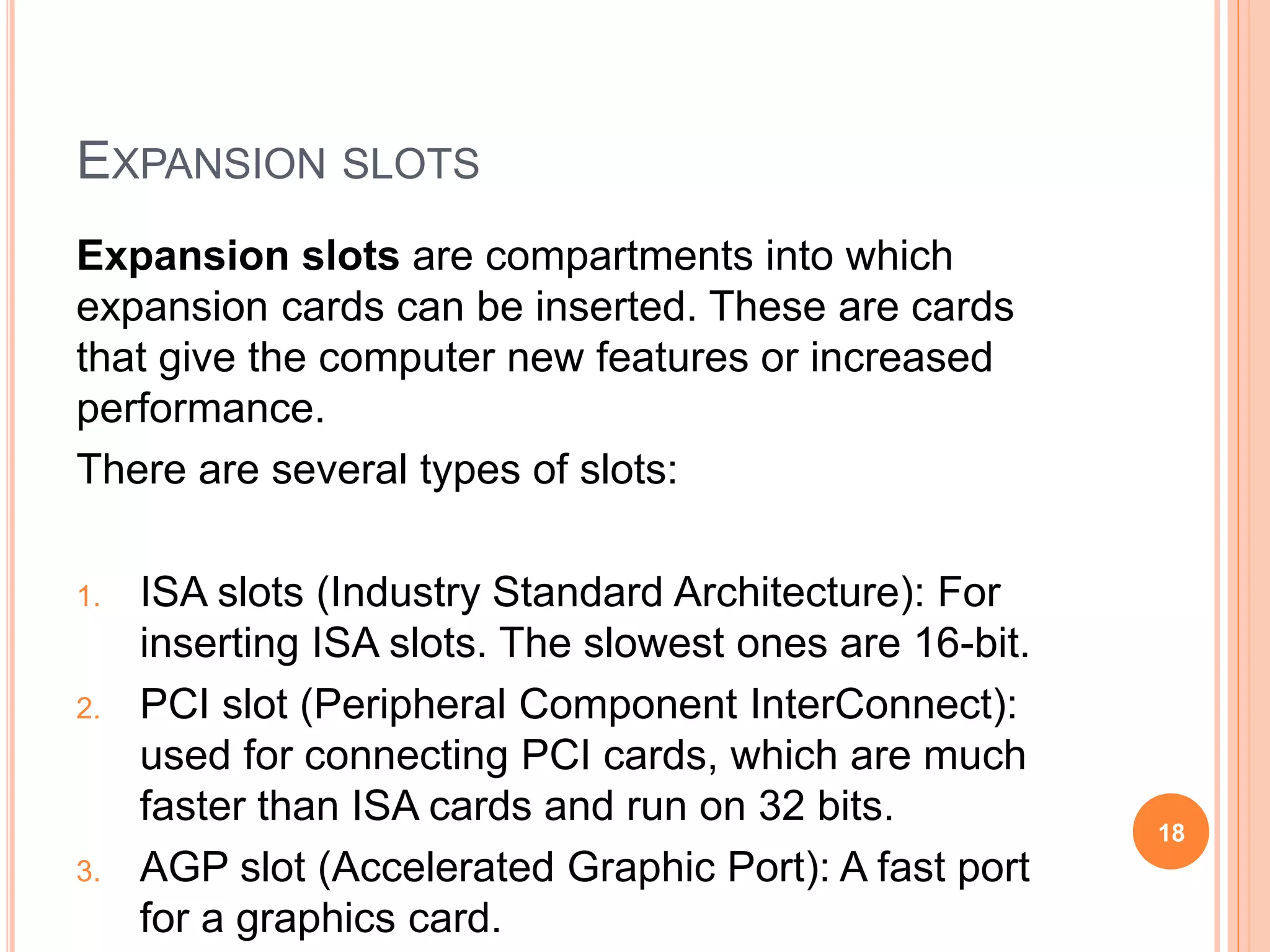 Introduction of Motherboard with labelling parts | PPT
