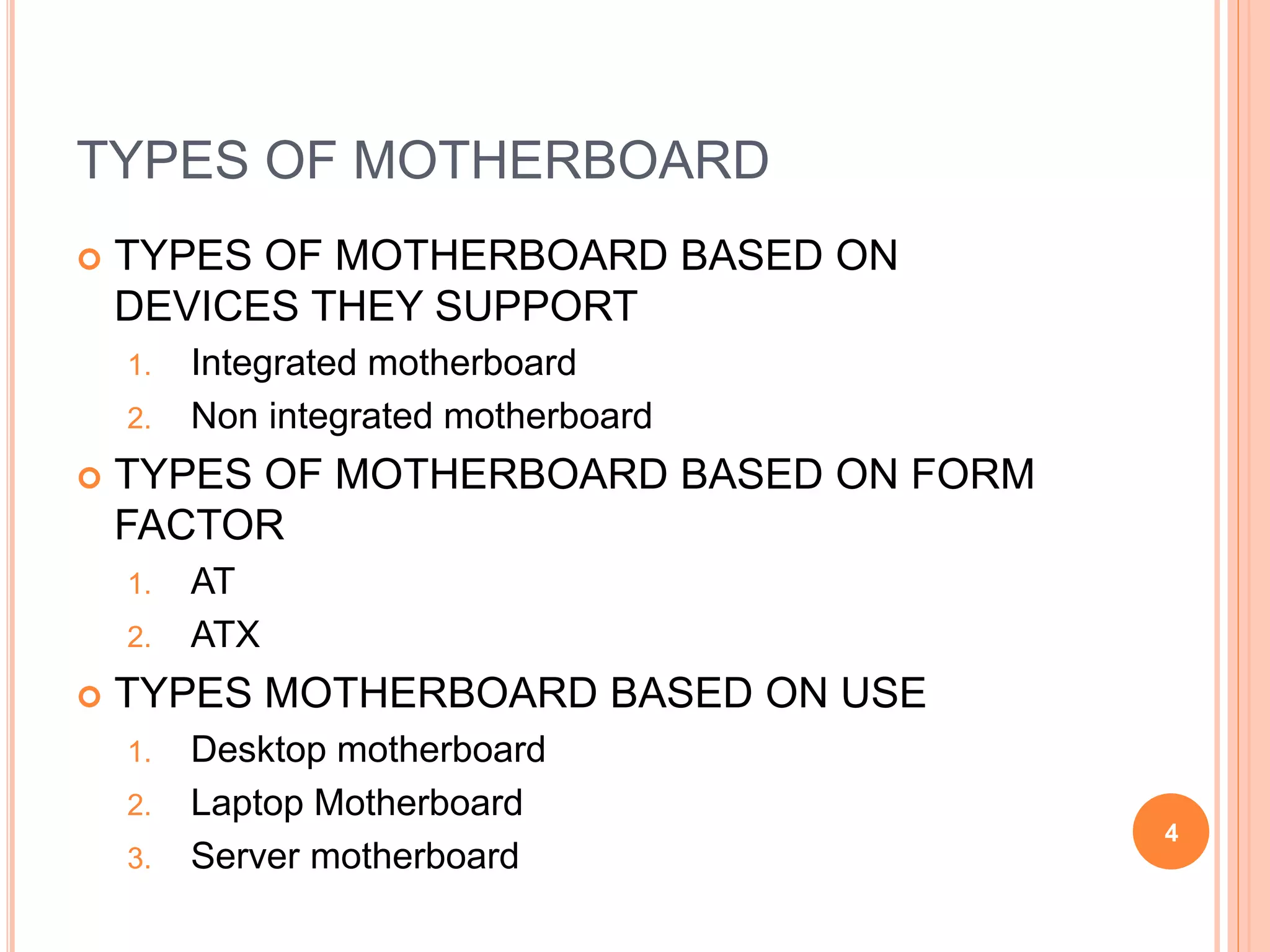 Introduction of Motherboard with labelling parts | PPT