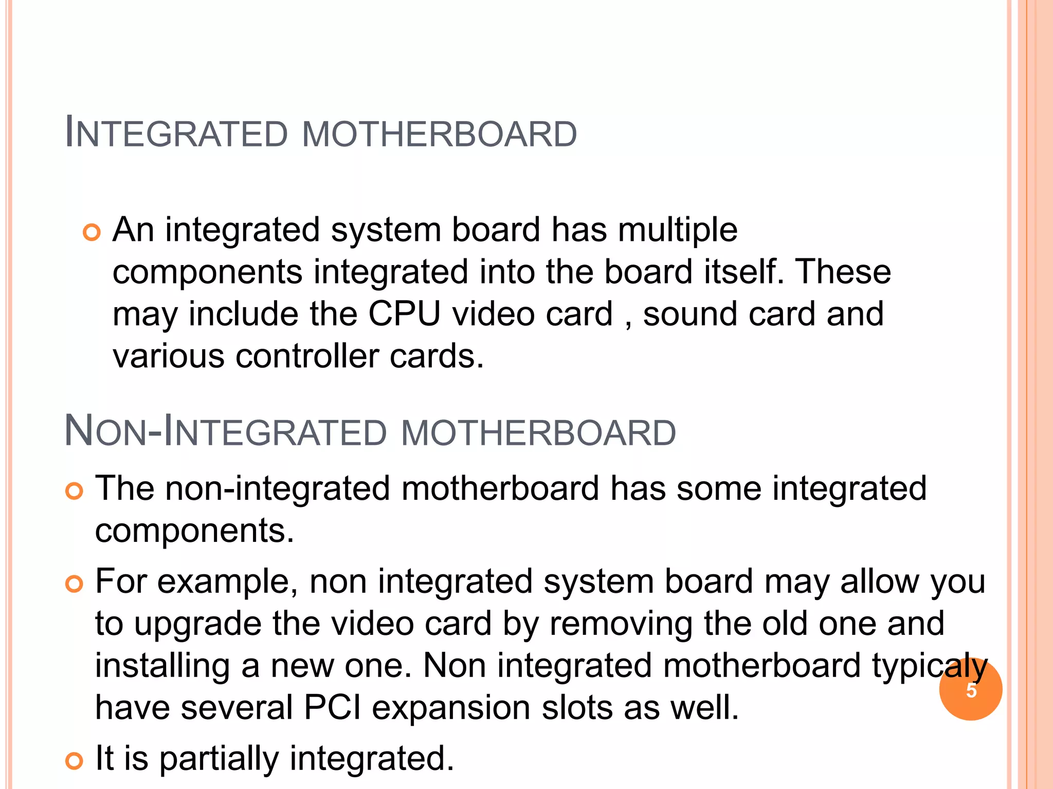 Introduction of Motherboard with labelling parts | PPT