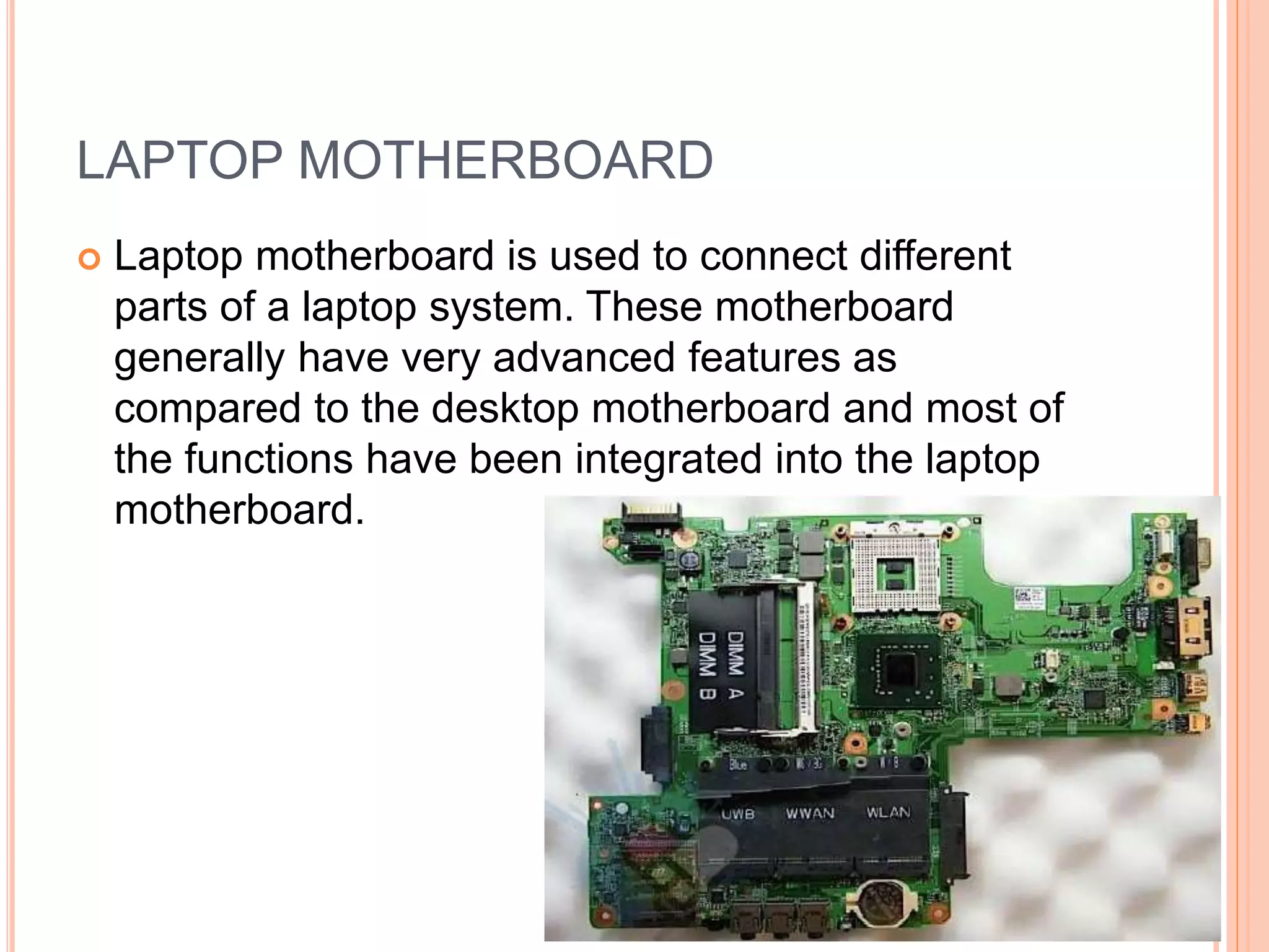 Introduction of Motherboard with labelling parts | PPT