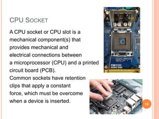 Introduction of Motherboard with labelling parts | PPT