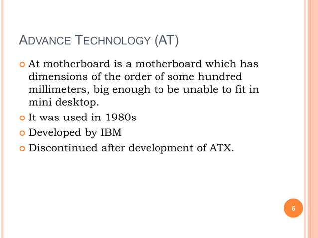 Introduction of Motherboard with labelling parts | PPT