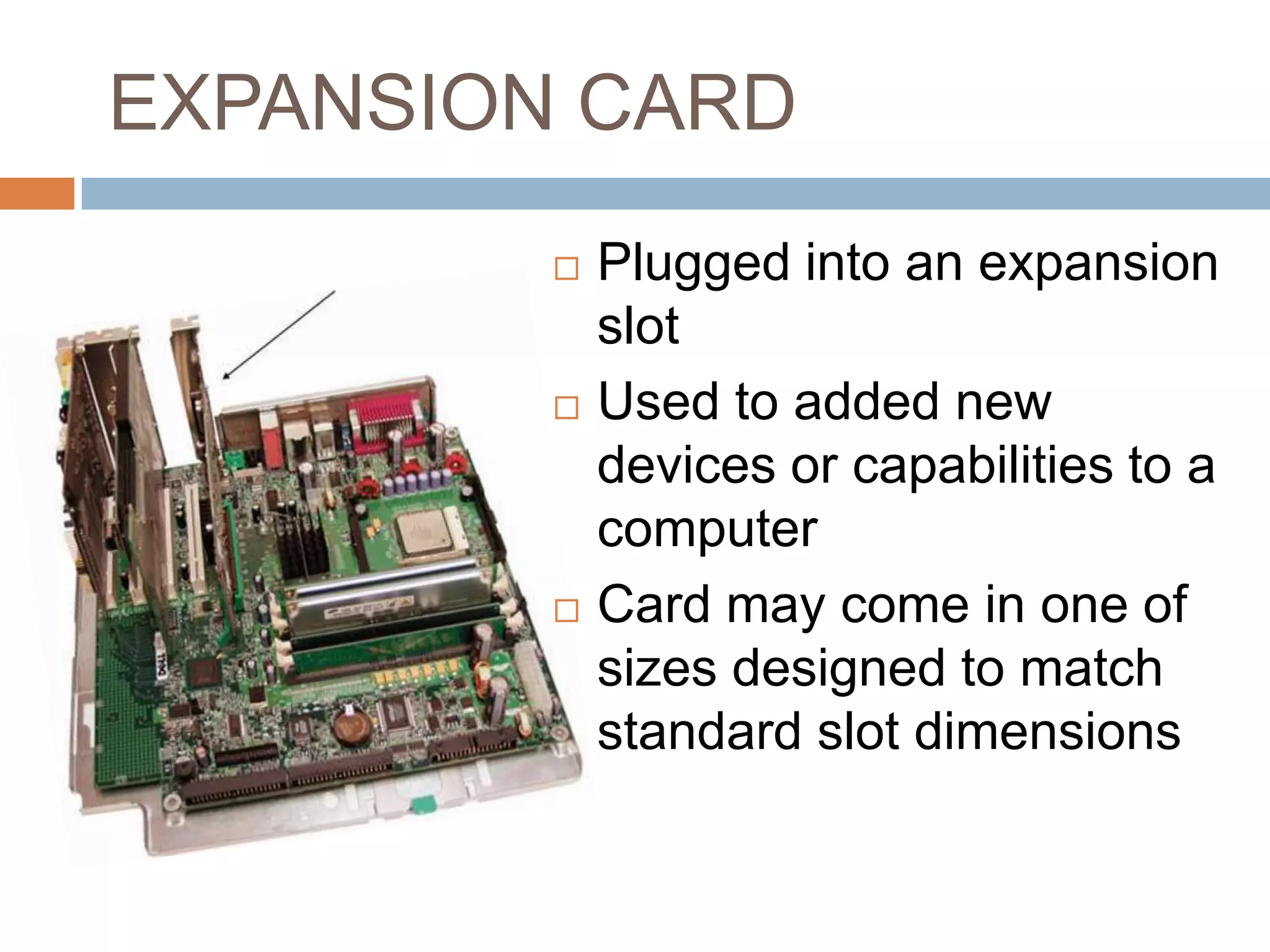 Motherboard + ports & connector | PPTX