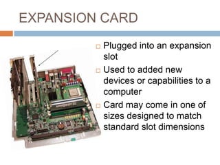 Motherboard + ports & connector | PPTX