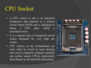 Introduction to Motherboard | PPTX