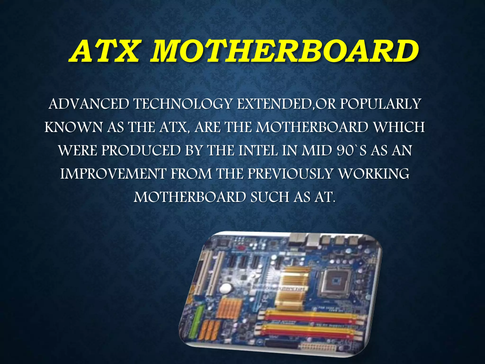 Motherboard ppt | PPTX
