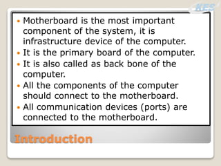 Motherboards | PPTX