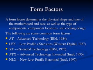Motherboards (A+) | PPT