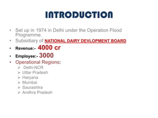 Mother dairy ppt | PPTX