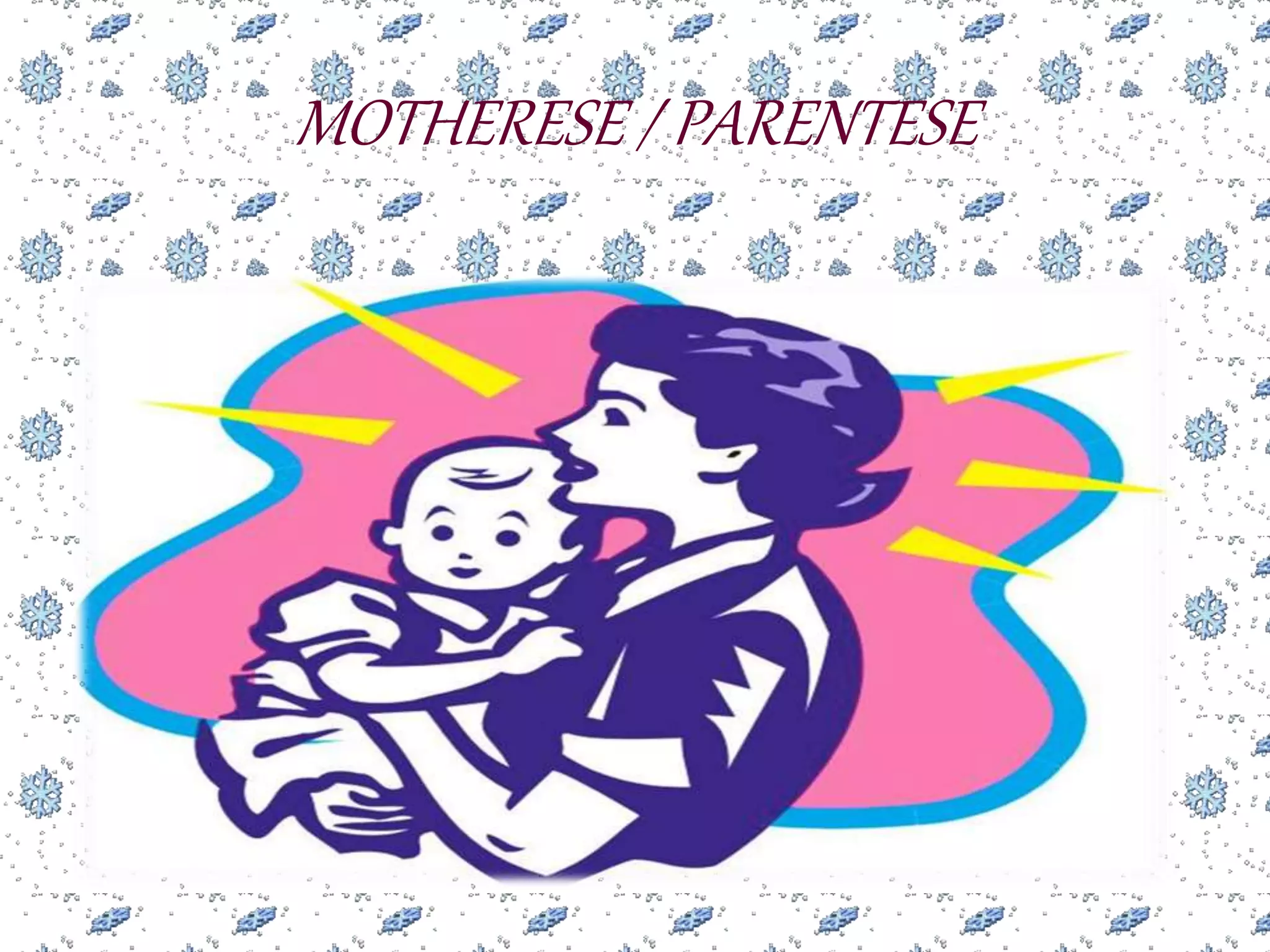 Motherese or parentese | PPT