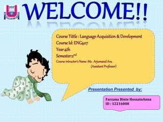 Motherese or parentese | PPT