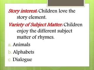 Mother goose rhymes | PPTX