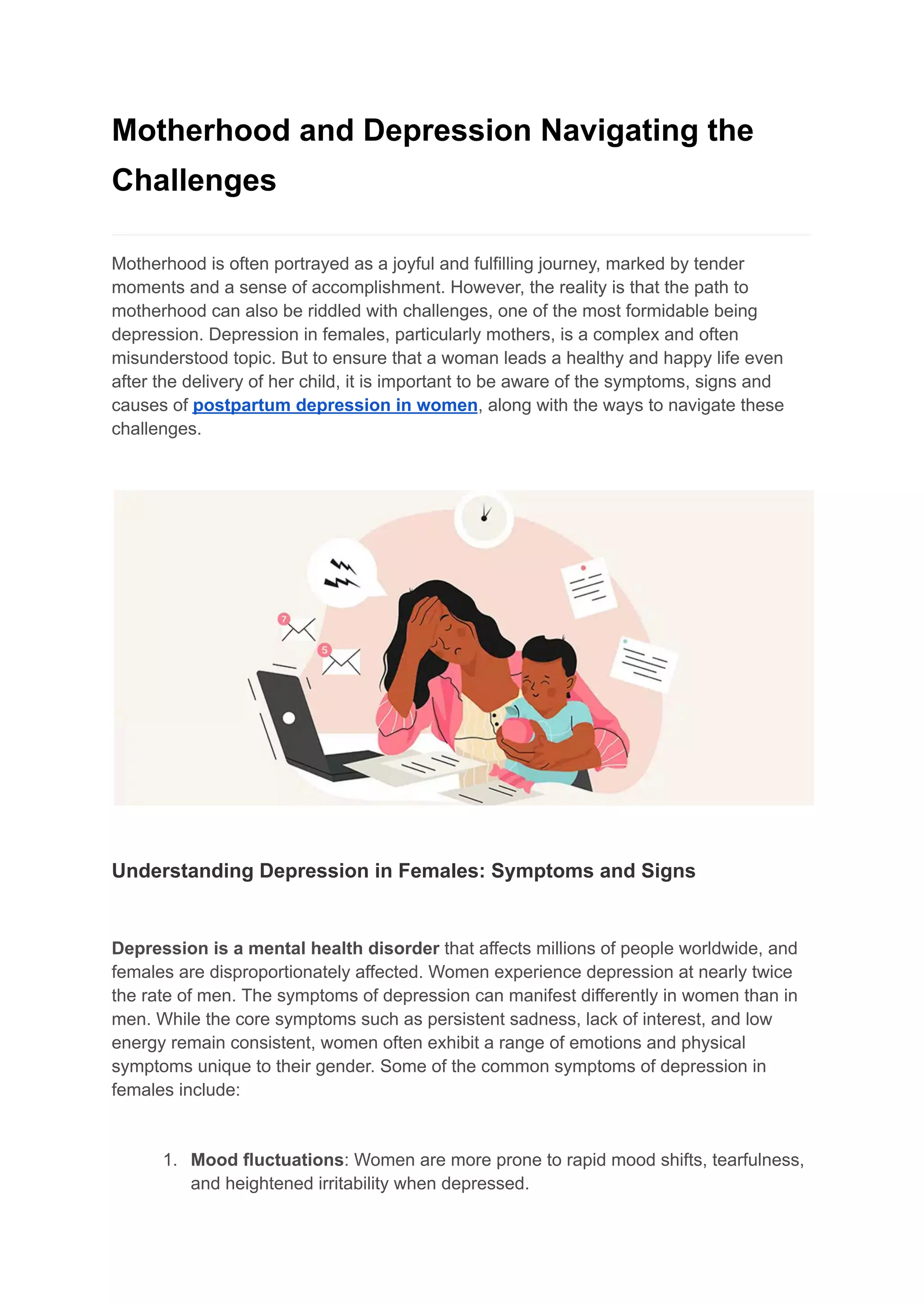 Motherhood and Depression Navigating the Challenges.pdf