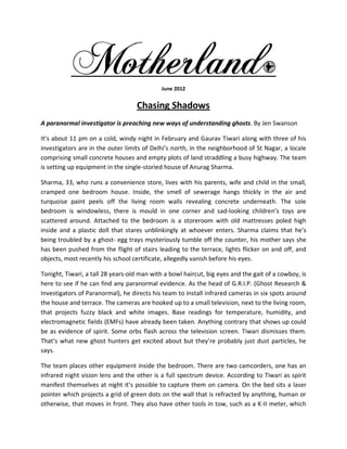 Chasing Shadows | PDF