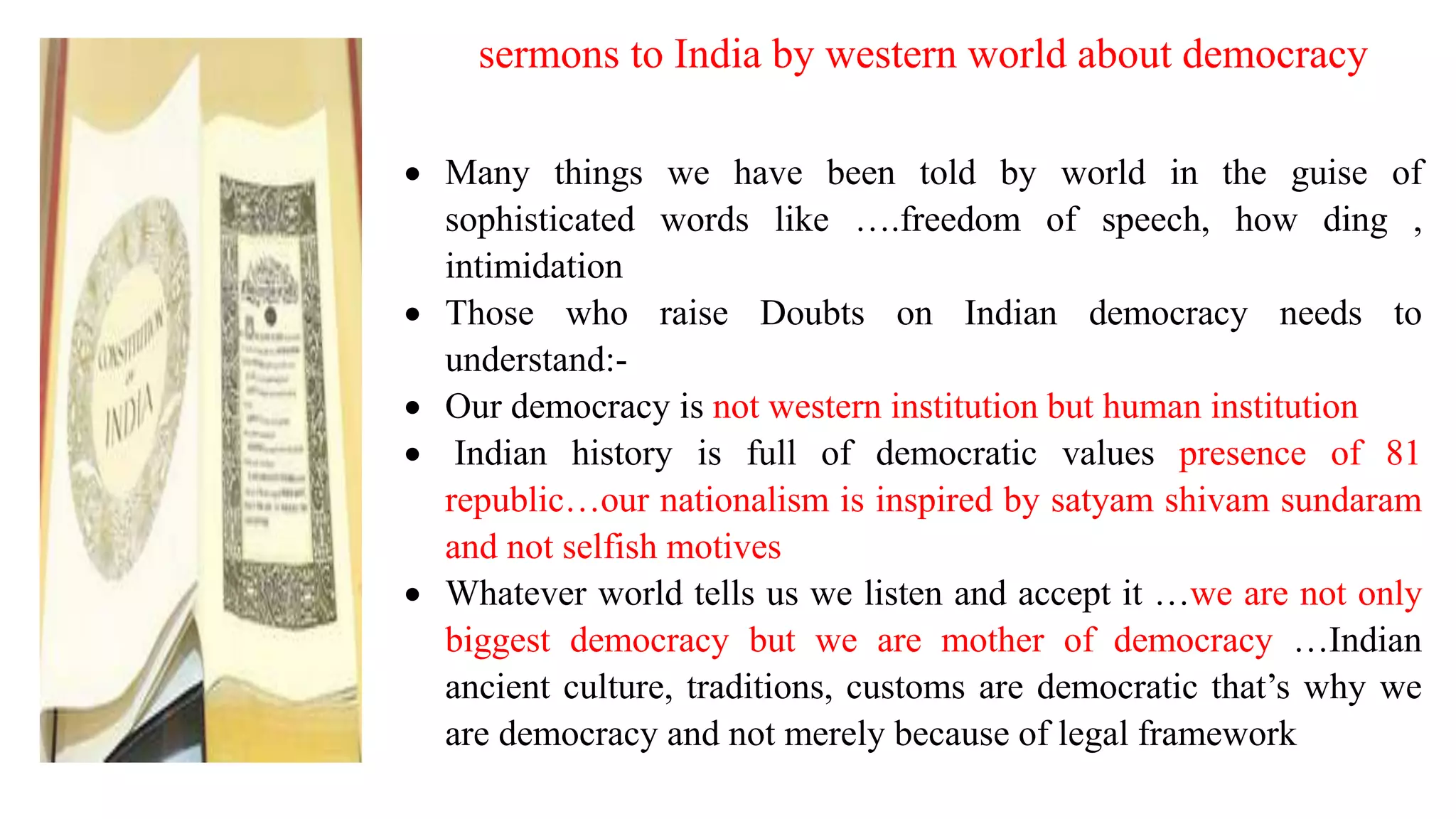 Mother of Democracy :Tracing the roots of Indian democracy ‘Bharat ...