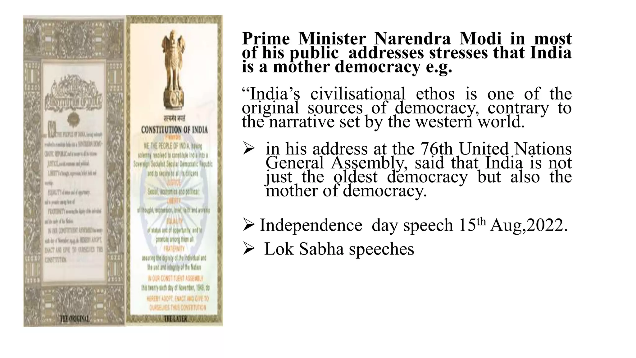 Mother of Democracy :Tracing the roots of Indian democracy ‘Bharat ...