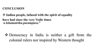 Mother of Democracy :Tracing the roots of Indian democracy ‘Bharat ...