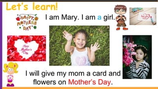 ESL Lesson for Kids Mother's Day | PPTX