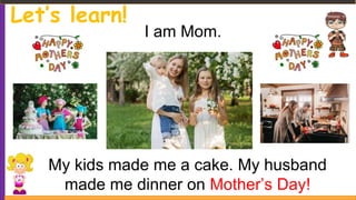 ESL Lesson for Kids Mother's Day | PPTX
