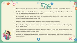 MOTHER’S INTRICACY IN BUCHI EMECHETA’S THE JOY OF MOTHERHOOD.pptx