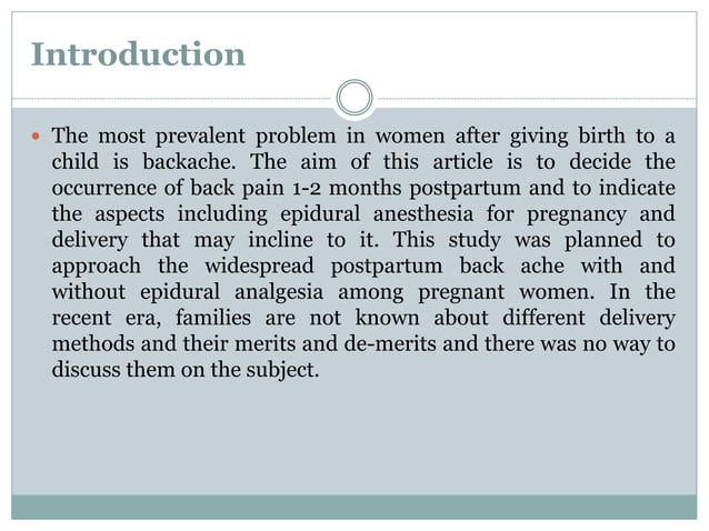Women after giving birth to a child is backache (fix bad back visit ...