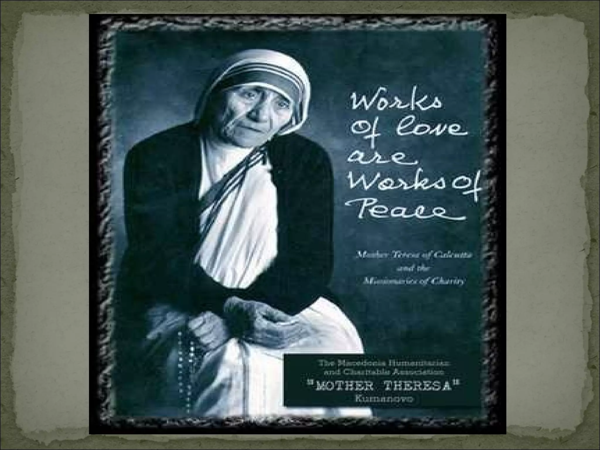 Mother teresa | PPT
