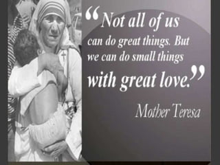 Mother teresa | PPTX